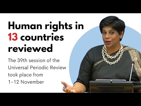 13 countries human rights records reviewed at #UPR39