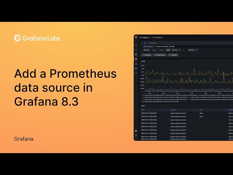 How to add a Prometheus data source in Grafana 8.3