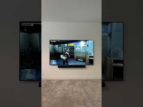 HUGE 83” LG TV Install! 😱 Must-See Home Theater Upgrade! 📺🔥 #Tech #HomeTheater