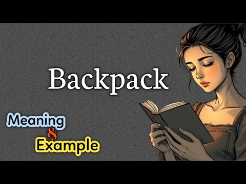 Backpack meaning