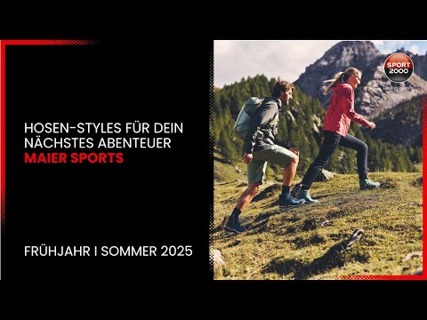 Maier Sports Hosen-Styles für dein nächstes Abenteuer