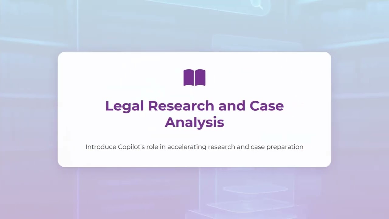 Microsoft 365 Copilot for Legal Teams