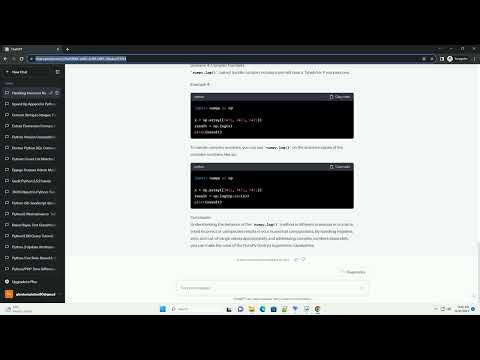 Python numpy library log method returning wrong value
