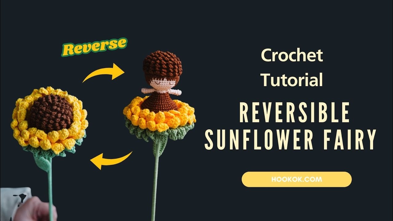 Reversible Sunflower Fairy - Paid Crochet Tutorial