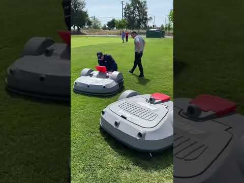 Golf roombas! #shorts #golf  #robot #technology