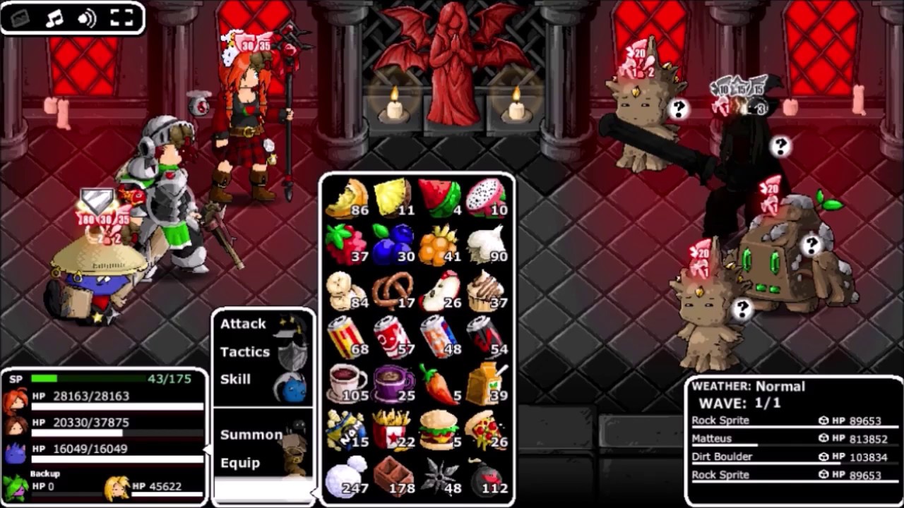 Matteus vs. Buster Sword Hand Bombs (Level 34) - Epic Battle Fantasy 5 (V1)