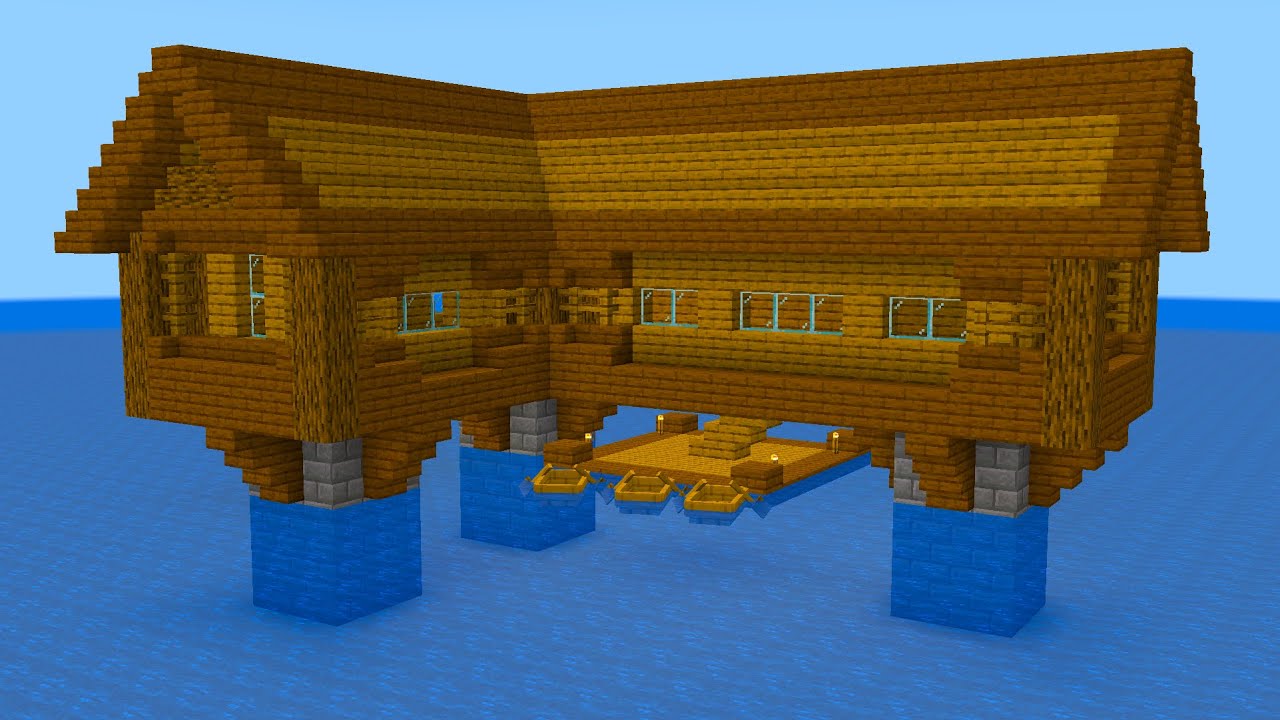 Minecraft - How to build a Water Outpost - Minecraft Builders