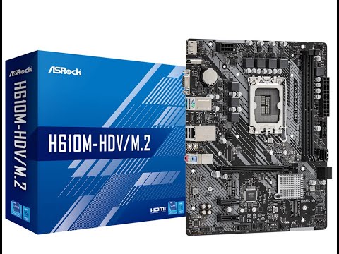 ASRock H610 HDV m2 Motherboard benchmarked