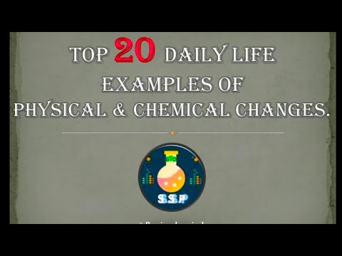 PHYSICAL & CHEMICAL CHANGES.