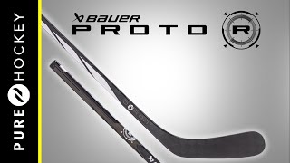 Bauer PROTO R Composite Hockey Stick - White - Senior | Pure Hockey ...
