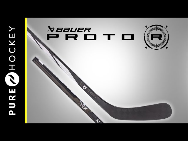 Bauer PROTO R Composite Hockey Stick - Black - Junior | Pure Hockey ...