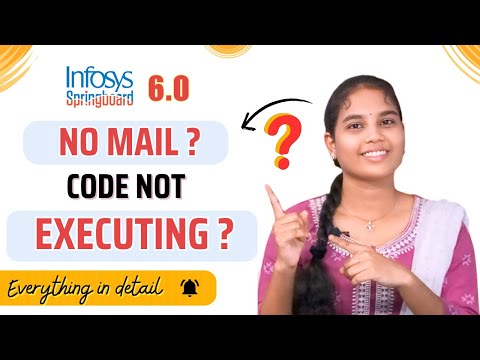 Infosys Springboard 6.0 || Code Not Executing || No Mails || Course Completion in Infosys Internship