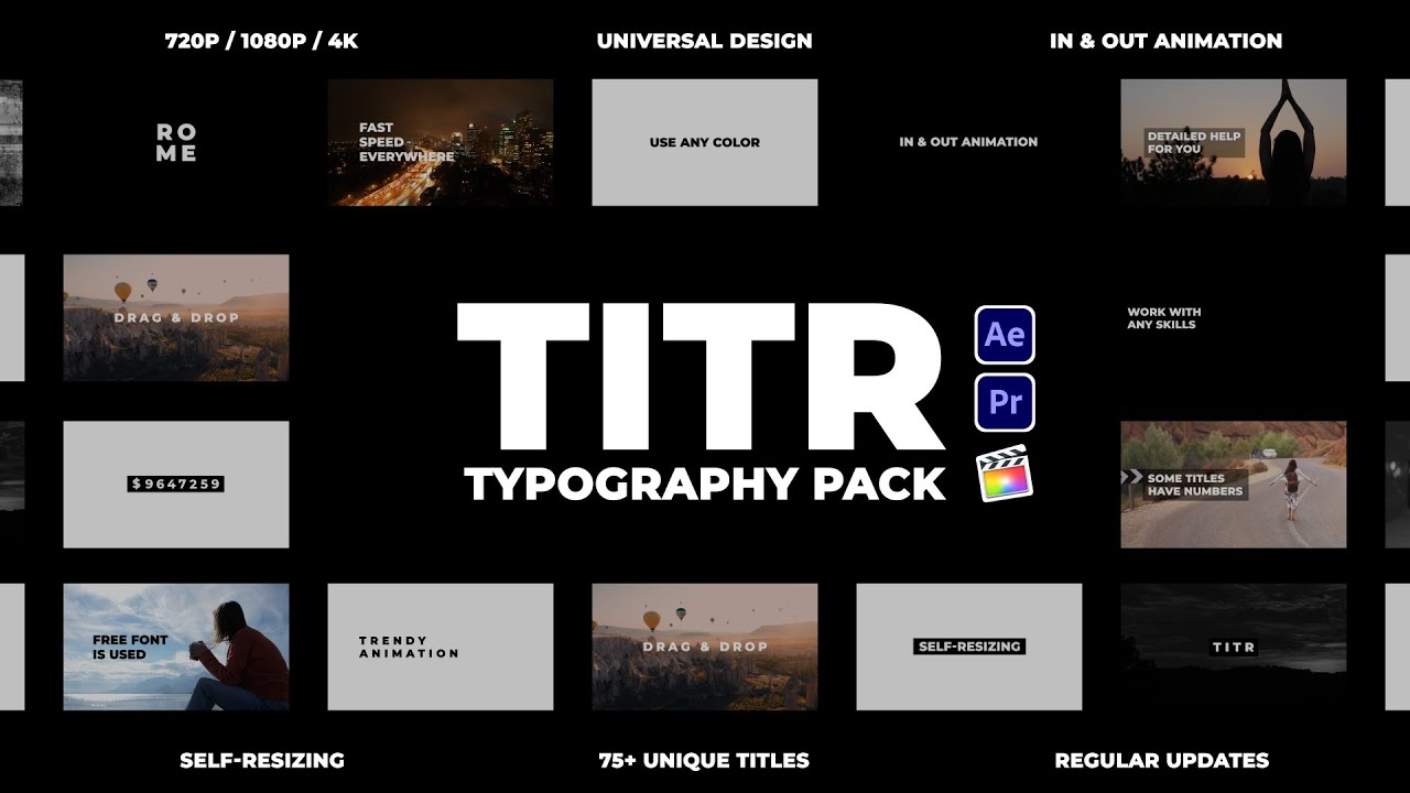 TITR | Dynamic Typography Pack