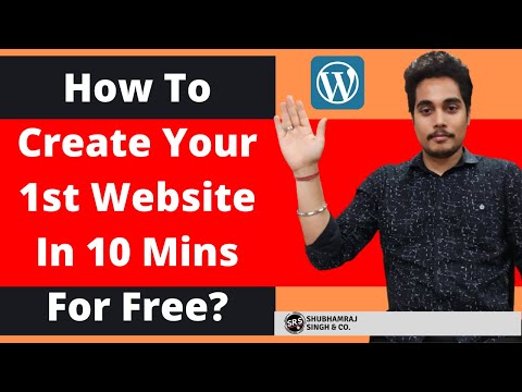 How To Create Your First Website In 10 Mins For Free | 000webhost | WordPress Dashboard Walkthrough