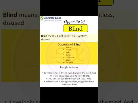 Opposite of BLIND โ
| #trending #2023 #english #viral #youtubeshorts #foryou #english #opposite