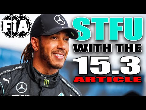 FIA REGULATION | ARTICLE 15.3 | WHAT HAPPEN IN ABU DHABI GP
