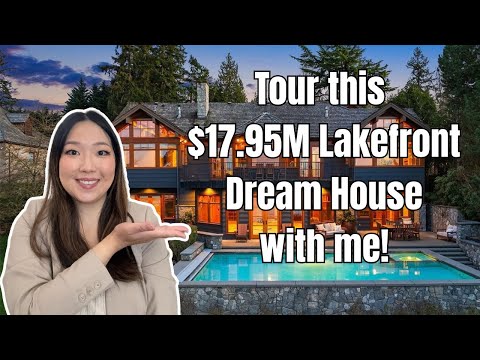 Inside a $17.95M Mercer Island Lakefront Estate | Ultra-Luxury Living with Yacht Dock