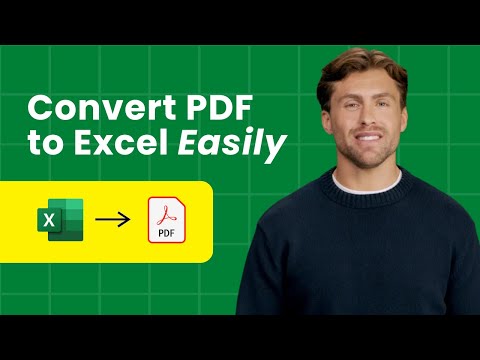 Convert PDF to Excel EASY WAY - 2025