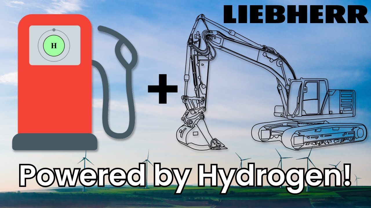 Check out the Liebherr R9XXH2 Hydrogen Powered Excavator