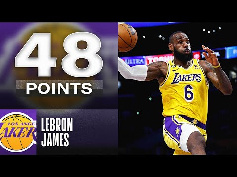 LeBron James Drops NEW SEASON-HIGH 48 PTS in Lakers W | January 16, 2023