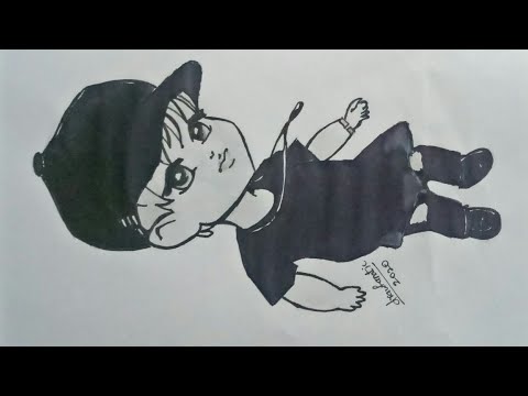 Drawing BTS, Jin( anime )