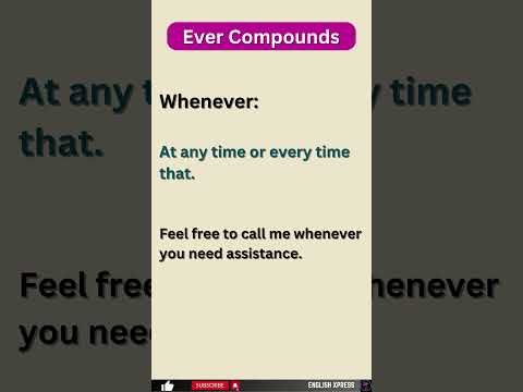 Ever Compound Words | Learn English | English Vocabulary #shorts #youtubeshorts #learnenglish
