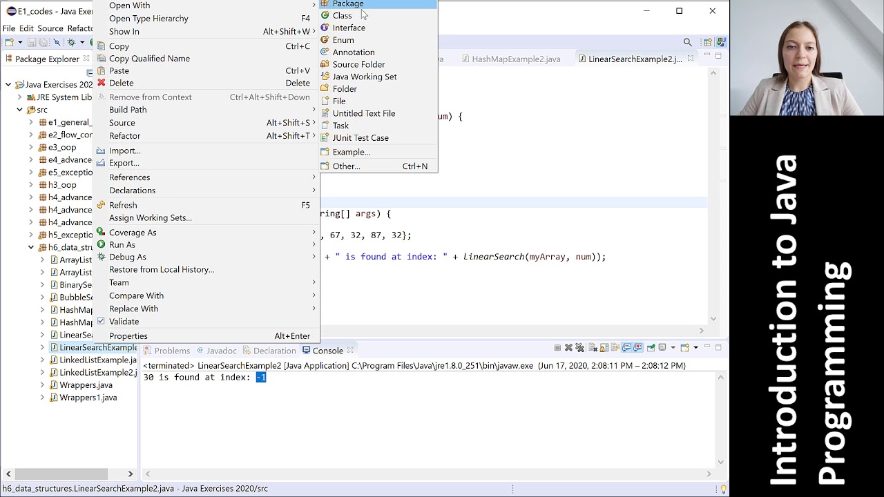 JAVA - E6 - Data Structures and Algorithms - Part 3