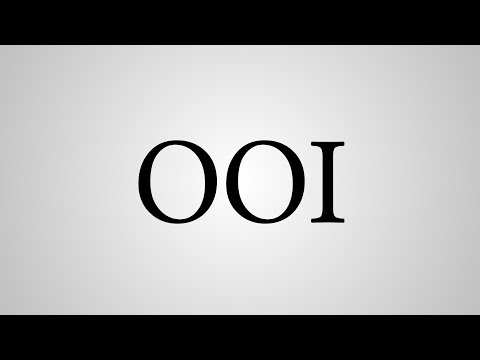 What Does "OOI" Stand For?