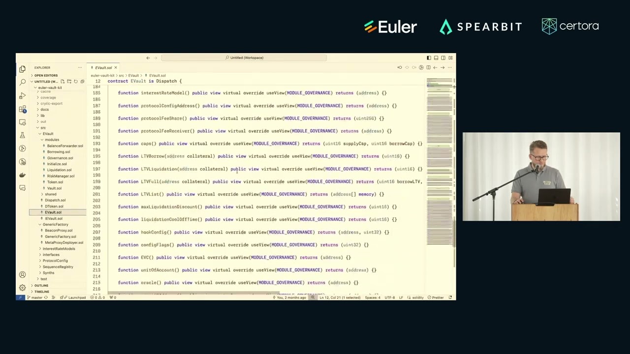 Euler v2 Vault Code Walkthrough | HackerHaus 2024 Berlin | Dariusz Glowinski