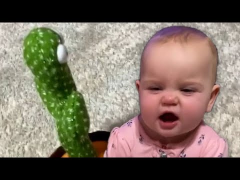Baby Talks to Cactus, Cactus Talks Back #Shorts
