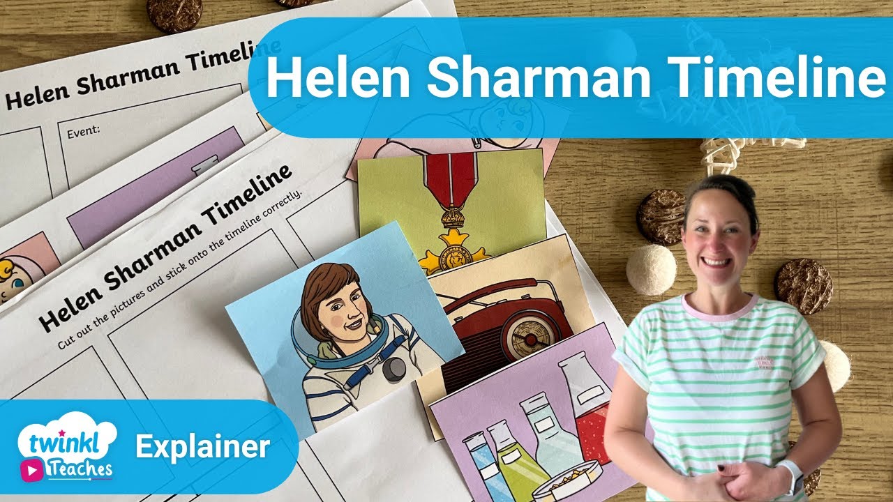 Teaching Helen Sharman using a Timeline