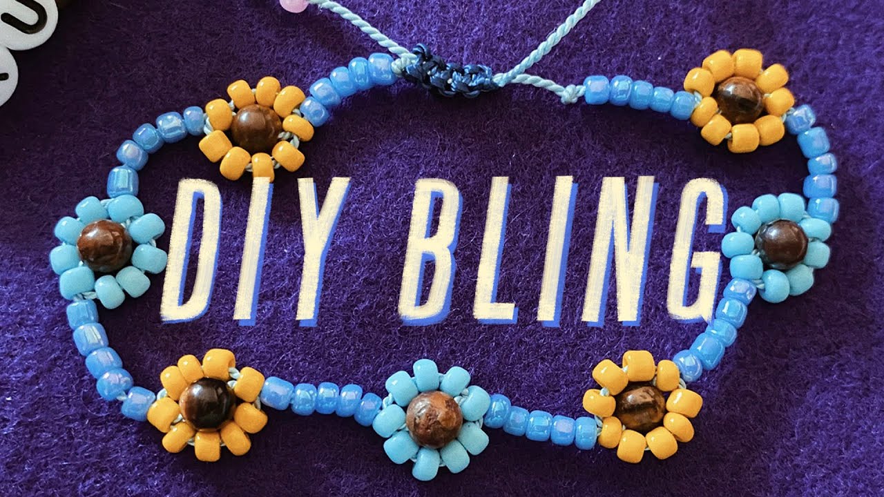 Craft Haul & Following Honestly WTF's Beaded Daisy Chain Bracelet Tutorial