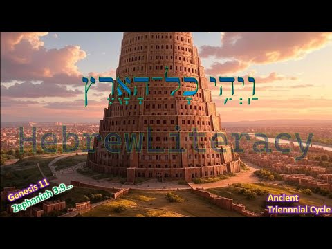 Ancient Triennial Linear Torah cycle #09 וַֽיְהִ֥י כָל־הָאָ֖רֶץ Vay'hi Khol-ha`arets - LIVE drash