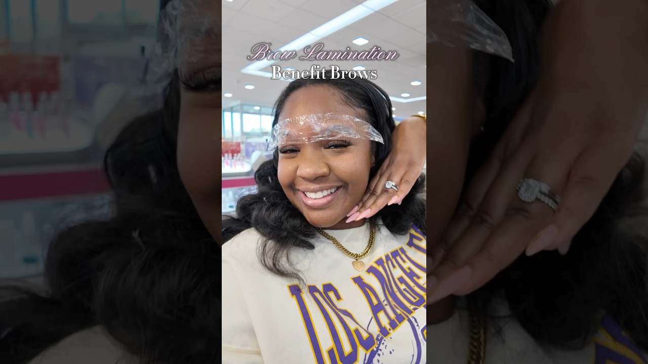 Come with me to get my brows laminated and tinted at Ulta with benefit cosmetics #browlamination