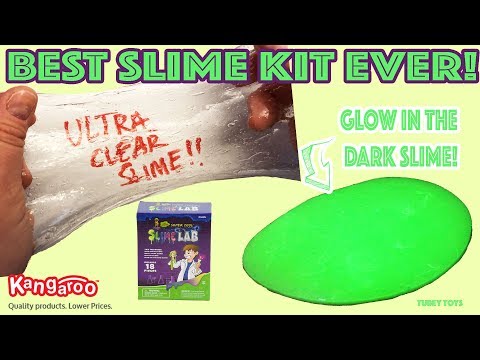 Super Cool Slime Lab Best Slime Kit for Kids Easy to Make Homemade Slime-Ultra Clear! Tubey Toys