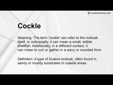 Cockle Meaning