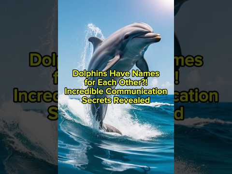 Dolphins Have Names for Each Other?! Incredible Communication Secrets Revealed
