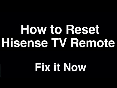 How to Reset Hisense TV Remote Control - Fix it Now