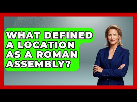 What Defined A Location As A Roman Assembly? - All About Rome