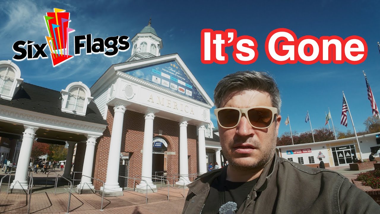 The FINAL Day of Six Flags America in Maryland  - CLOSED November 2nd, 2025