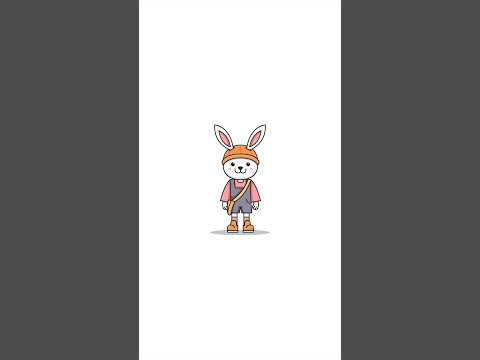 Cute Rabbit..#illustration #characterdesign #designs #art #adobeillustrator #mascot #animals #rabbit