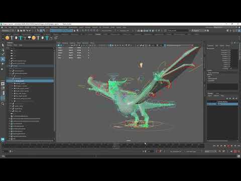 Jaemin Dragon Maya Rig to Unreal Engine 5 – Truong CG Artist