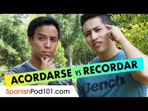Acordarse vs Recordar: How to Say to Remember in Spanish