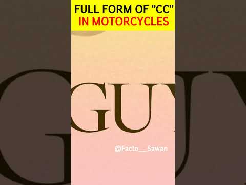 FULL FORM OF "CC" IN MOTORCYCLES 😱 || #facts #unknownfacts #shorts