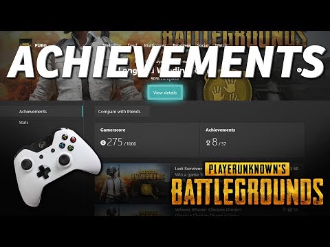 PUBG Xbox ACHIEVEMENTS - Game Preview Stats Actually Count!!