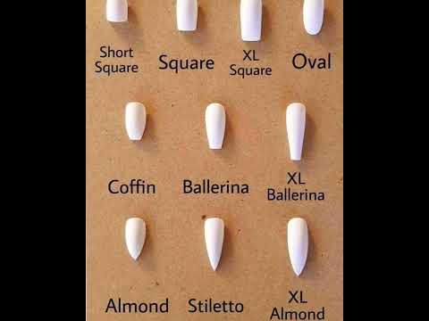 nails shape names|| nails shape ideas #viral #nailartaddict #nailsart #nailartdesigns #shorts
