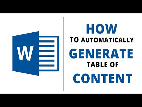 How to Automatically Generate a Table of Contents in Microsoft Word | Step-by-Step Tutorial