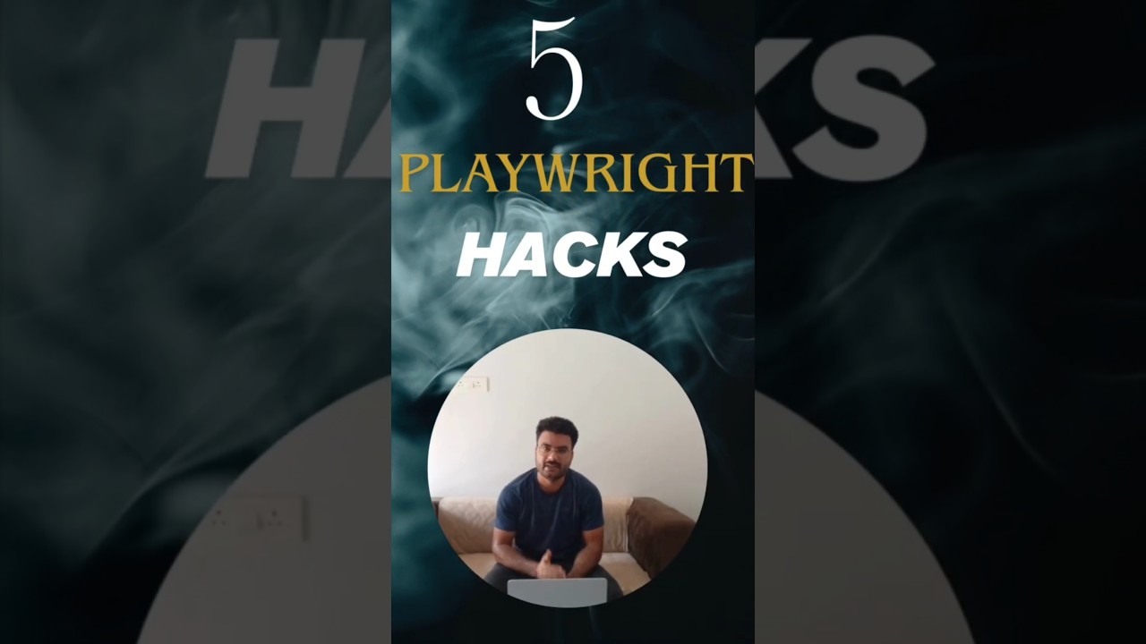 5 Playwright Hacks That Make You 5x Faster in Test Automation(2025)