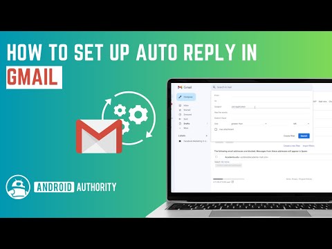 How to set up auto reply in Gmail