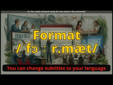 Format meaning with 5 examples